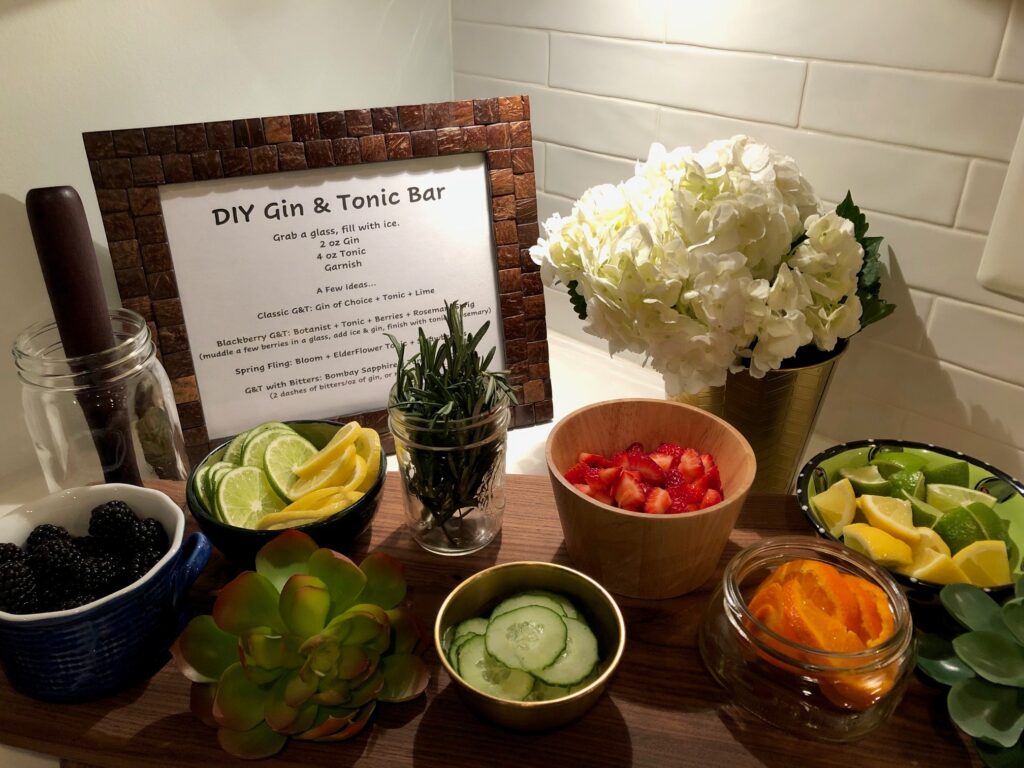 Fun Party Idea: DIY Gin & Tonic Bar – New Dimensions Inc.